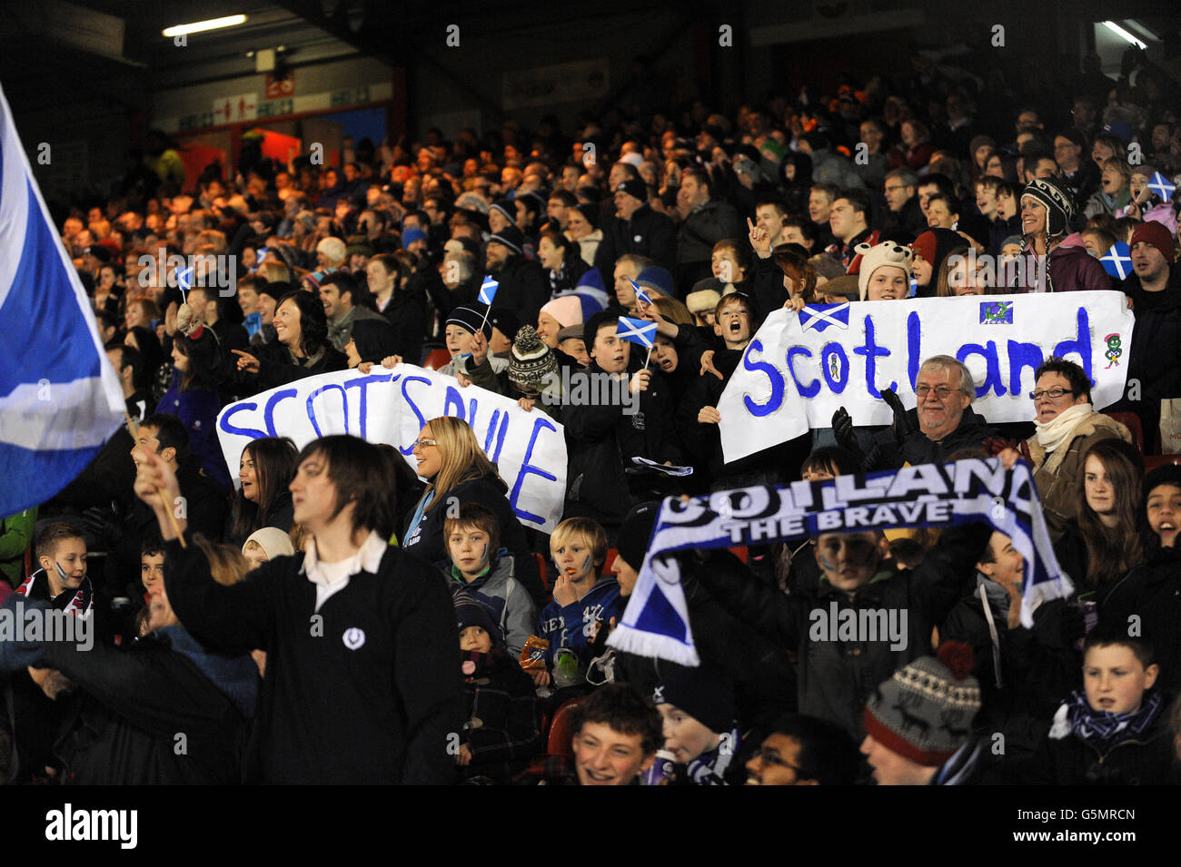 Rugby Union - EMC Test - Scotland v Tonga - Pittodrie Stadium. Scotland ...