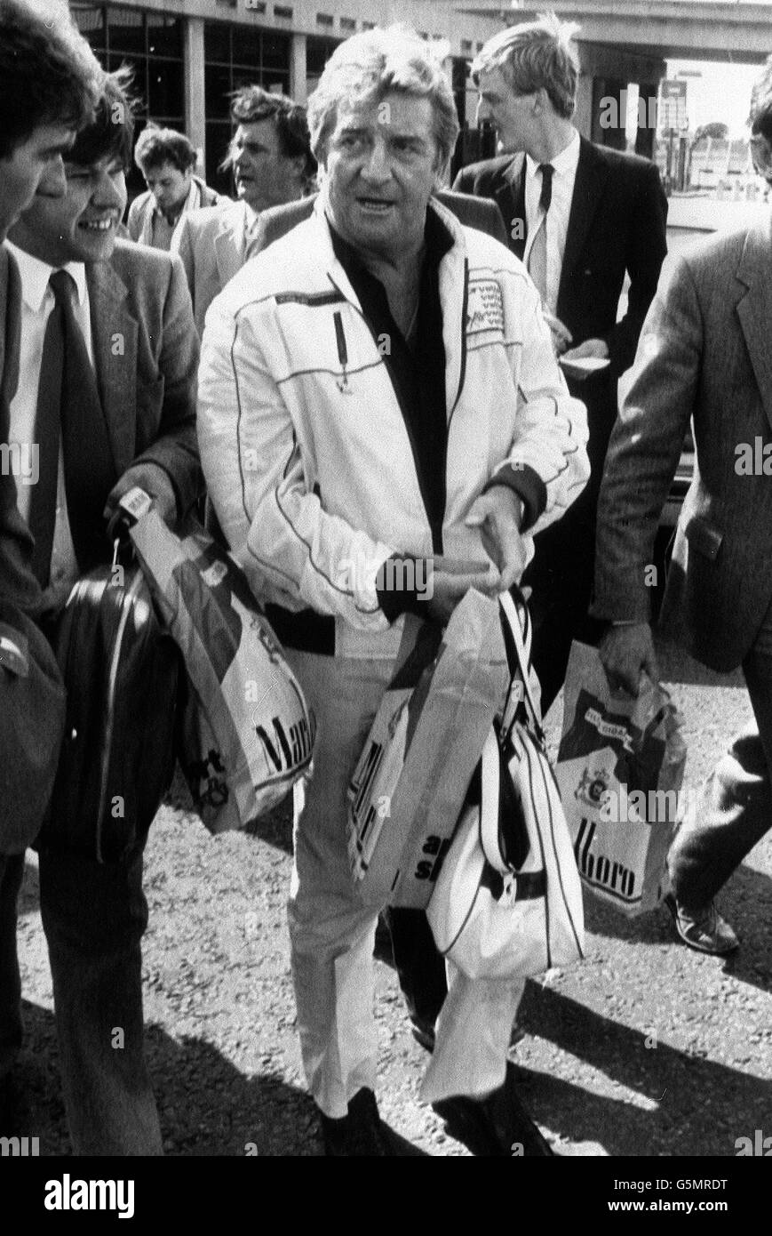 Sacked Coronation Street actor Peter Adamson, 53 on arrival at ...