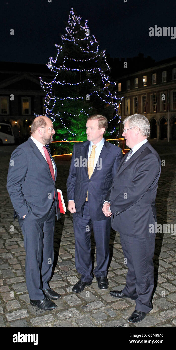 Parliament's political groups talks Stock Photo - Alamy