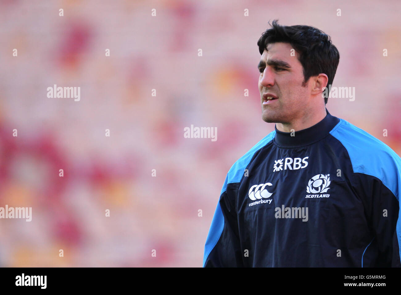Rugby Union - Scotland Captains Run - Pittodrie Stadium Stock Photo - Alamy