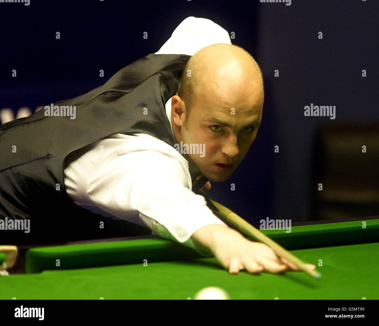 Snooker Mark King. Mark King in action during the LG Cup in Preston ...