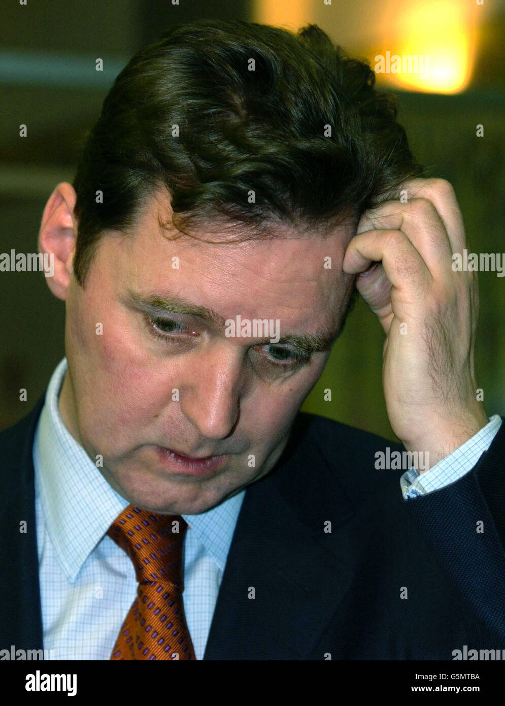 Alan Milburn at Kings College Hospital Stock Photo - Alamy