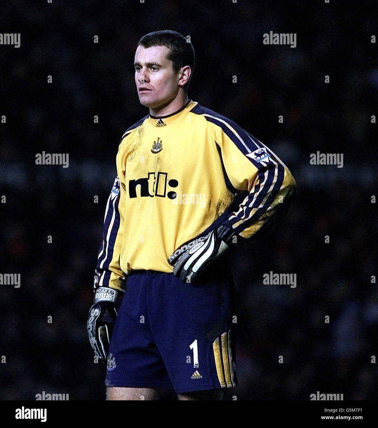 Shay Given - Newcastle United goalkeeper in the F.A. Premiership game ...