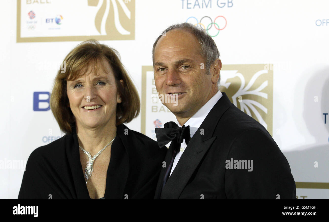 BT British Olympic Ball. Sir Steve Redgrave and wife Ann arriving at ...