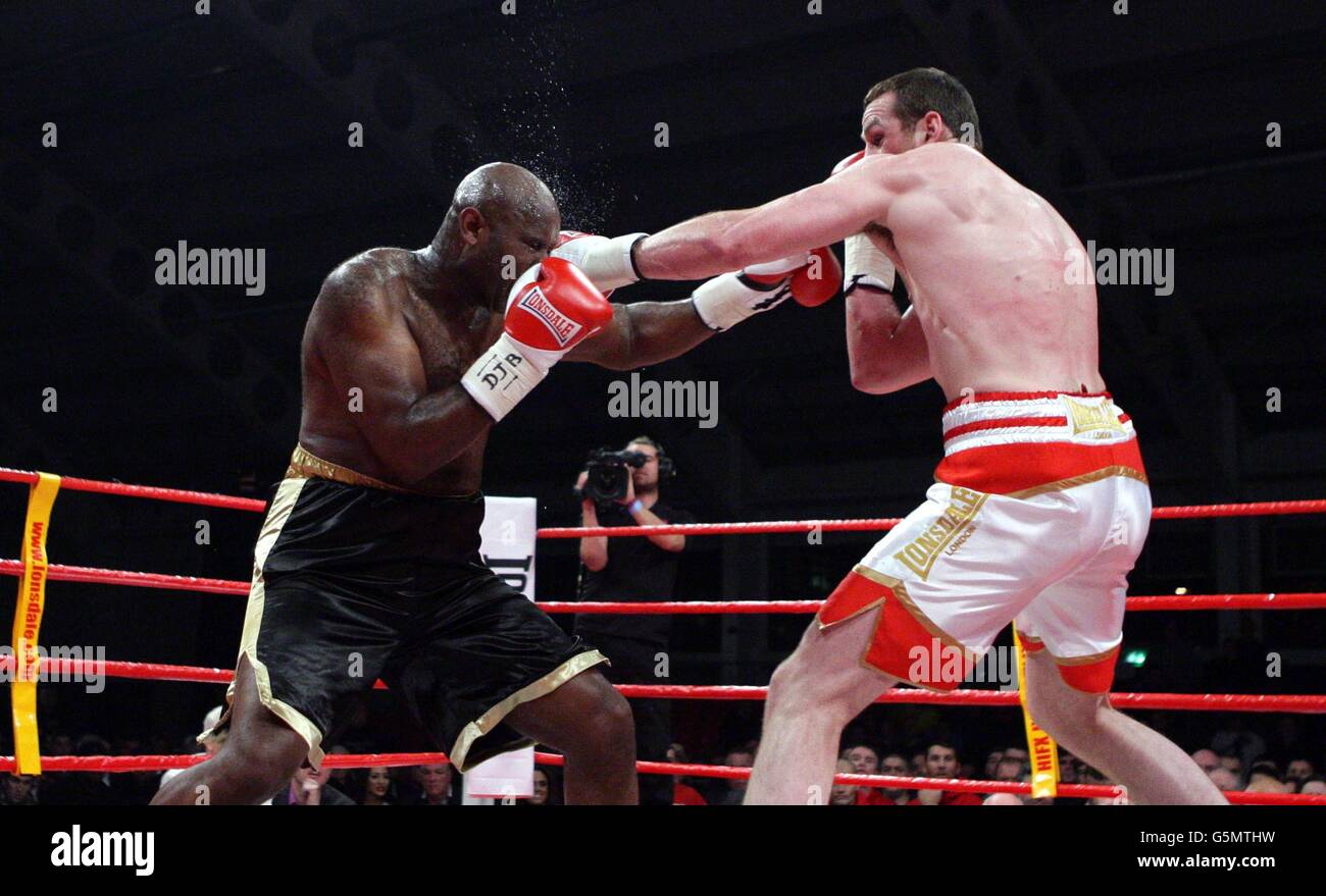 David Price and Matt Skelton (left) during the British and Commonwealth ...