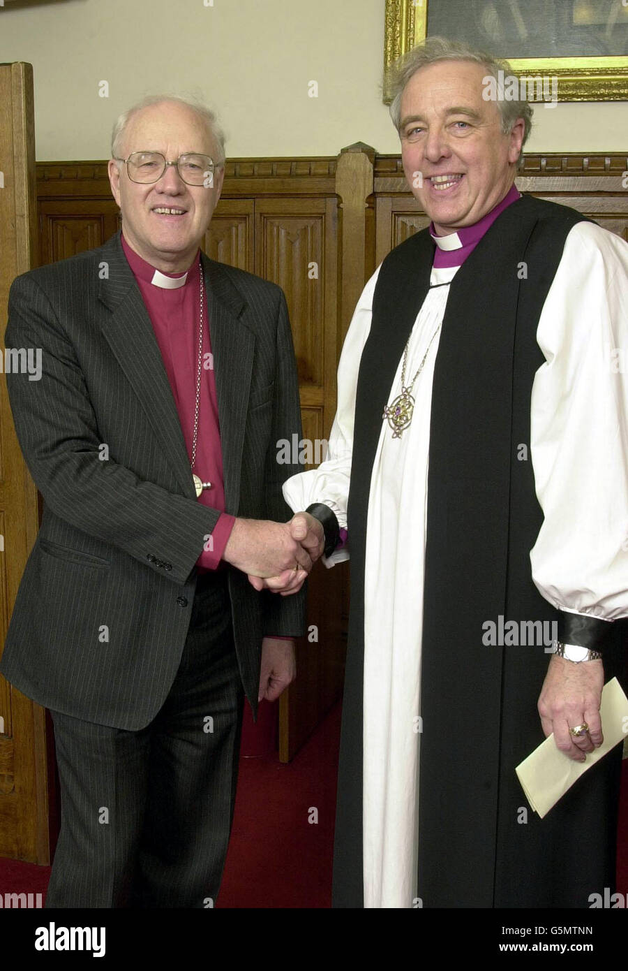 The Rt Rev Richard Lewis (right) the Bishop of St Edmundsbury & Ipswich ...