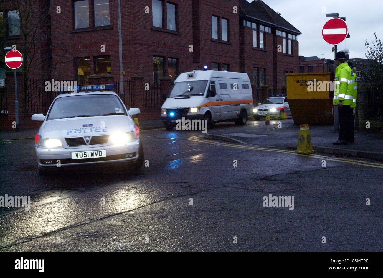 Two Algerian men arrested in Leicester Stock Photo - Alamy