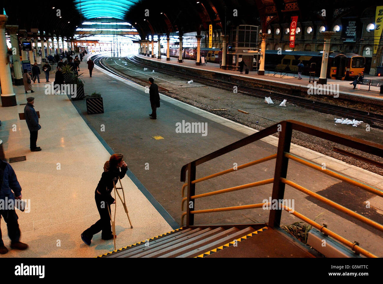 York Station Rail Strikes Stock Photo - Alamy
