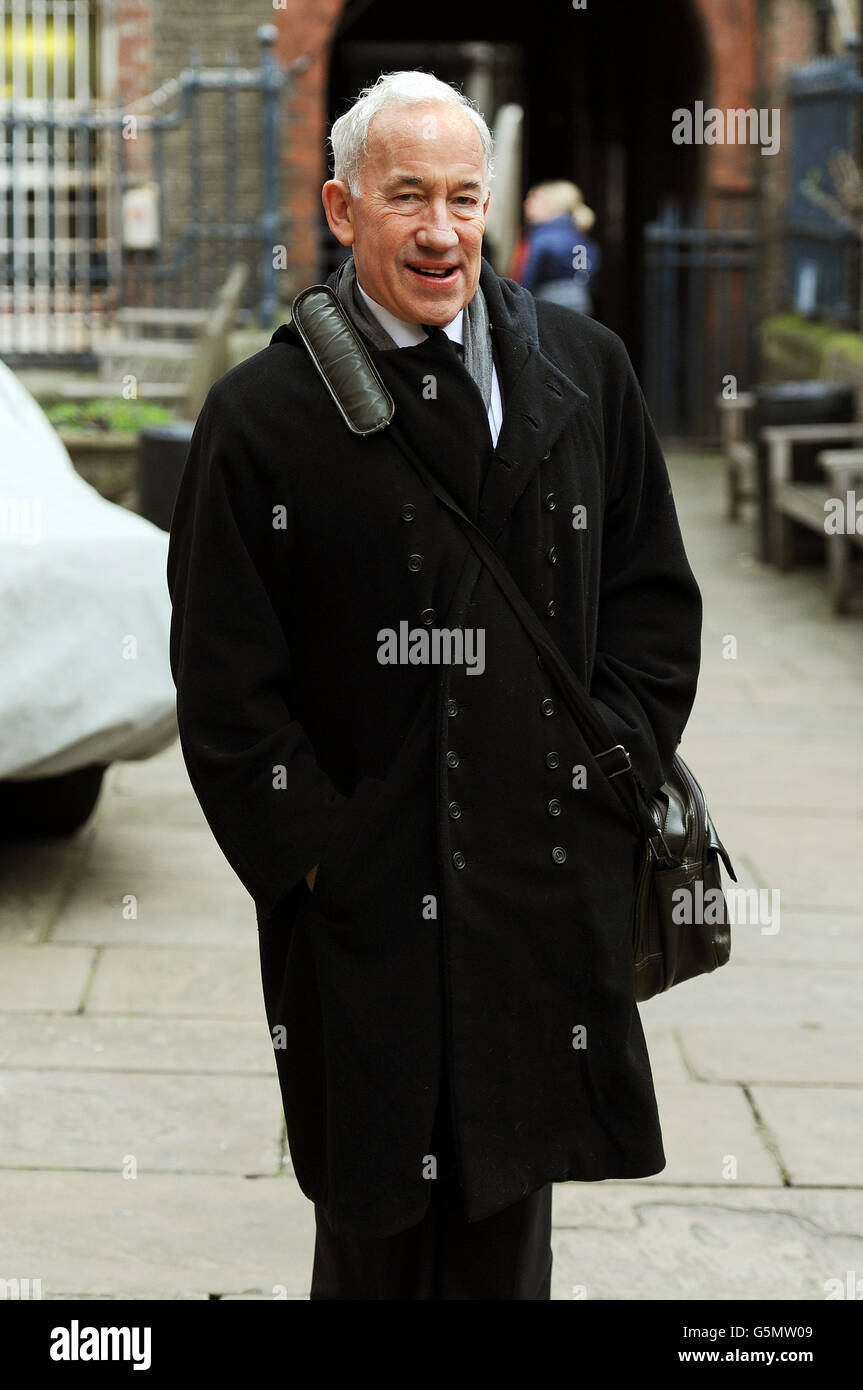 Simon Callow the British actor, arrives for the World AIDS day ...