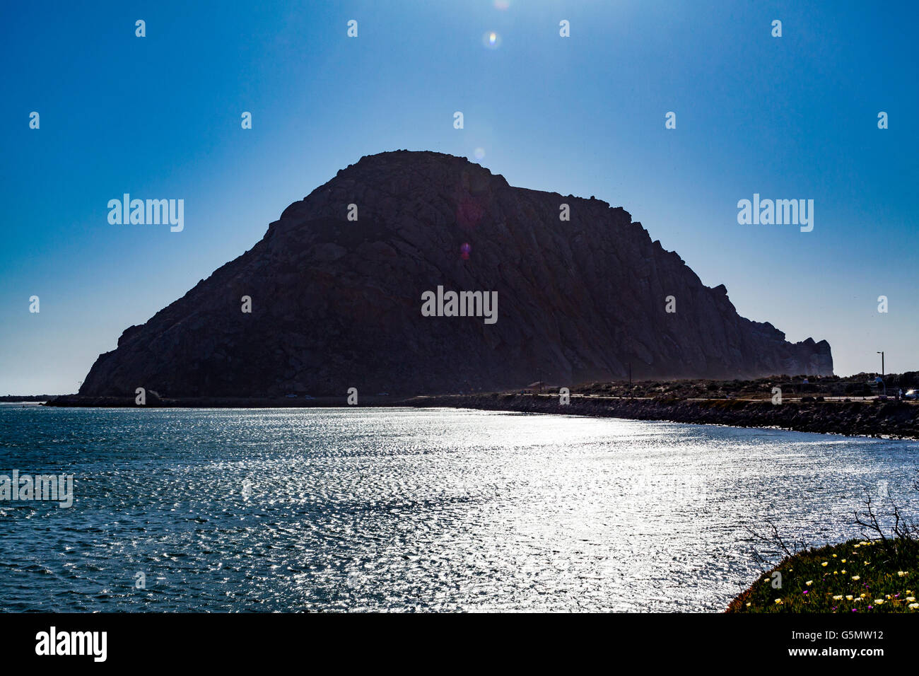 Morro rock at Morro Bay California Stock Photo - Alamy
