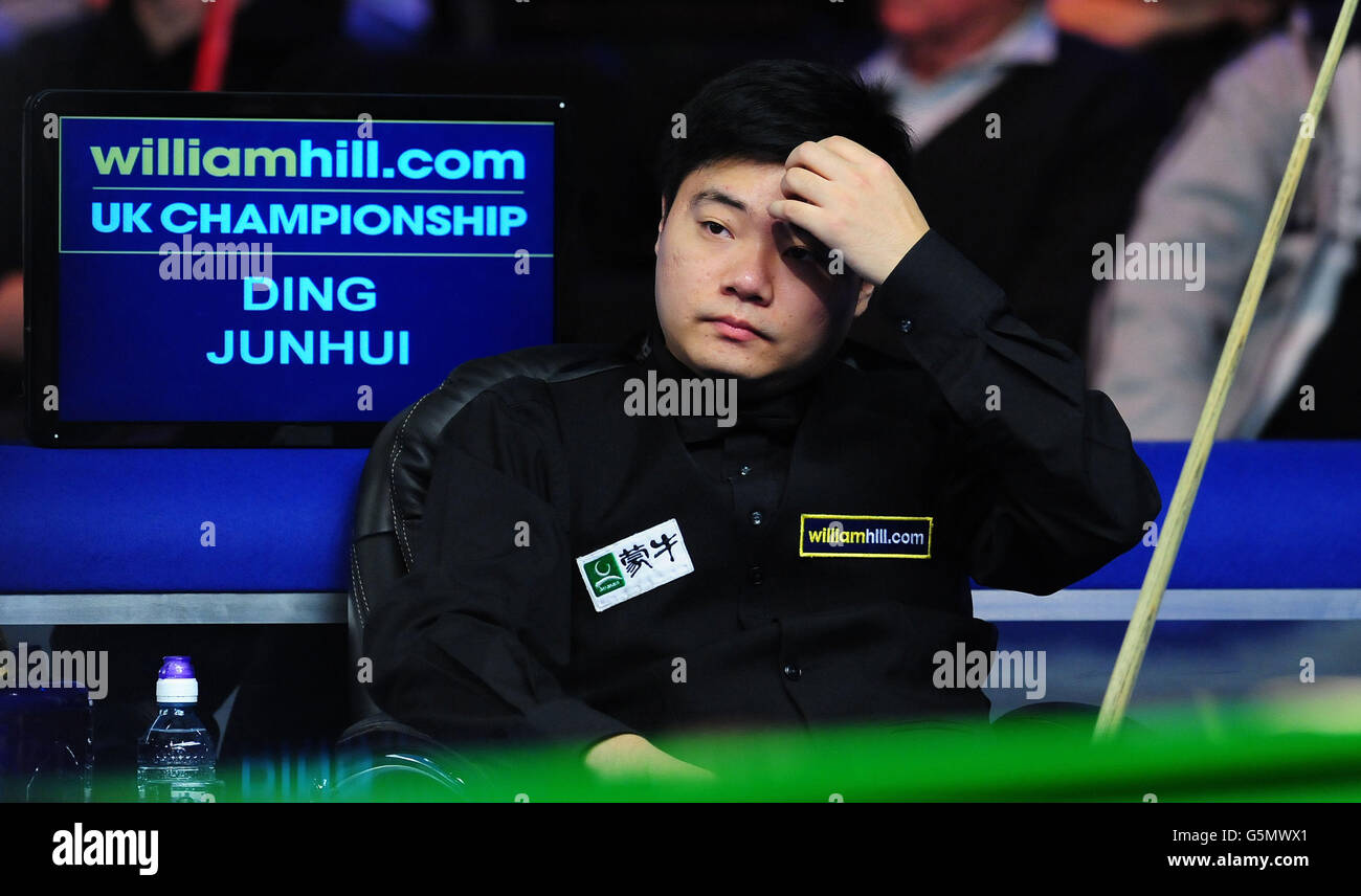 China's Ding Junhui during his first round match of the William Hill UK ...