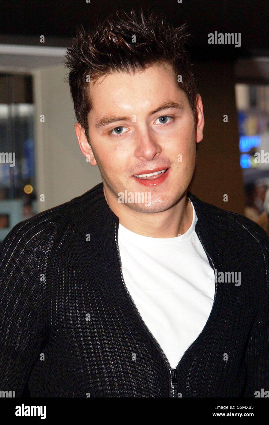 Big Brother winner Brian Dowling arriving at the Gala film premiere of ...