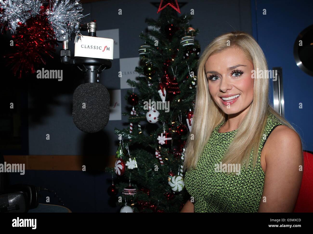 Katherine Jenkins pre-records Christmas at Katherine's for classic FM a ...