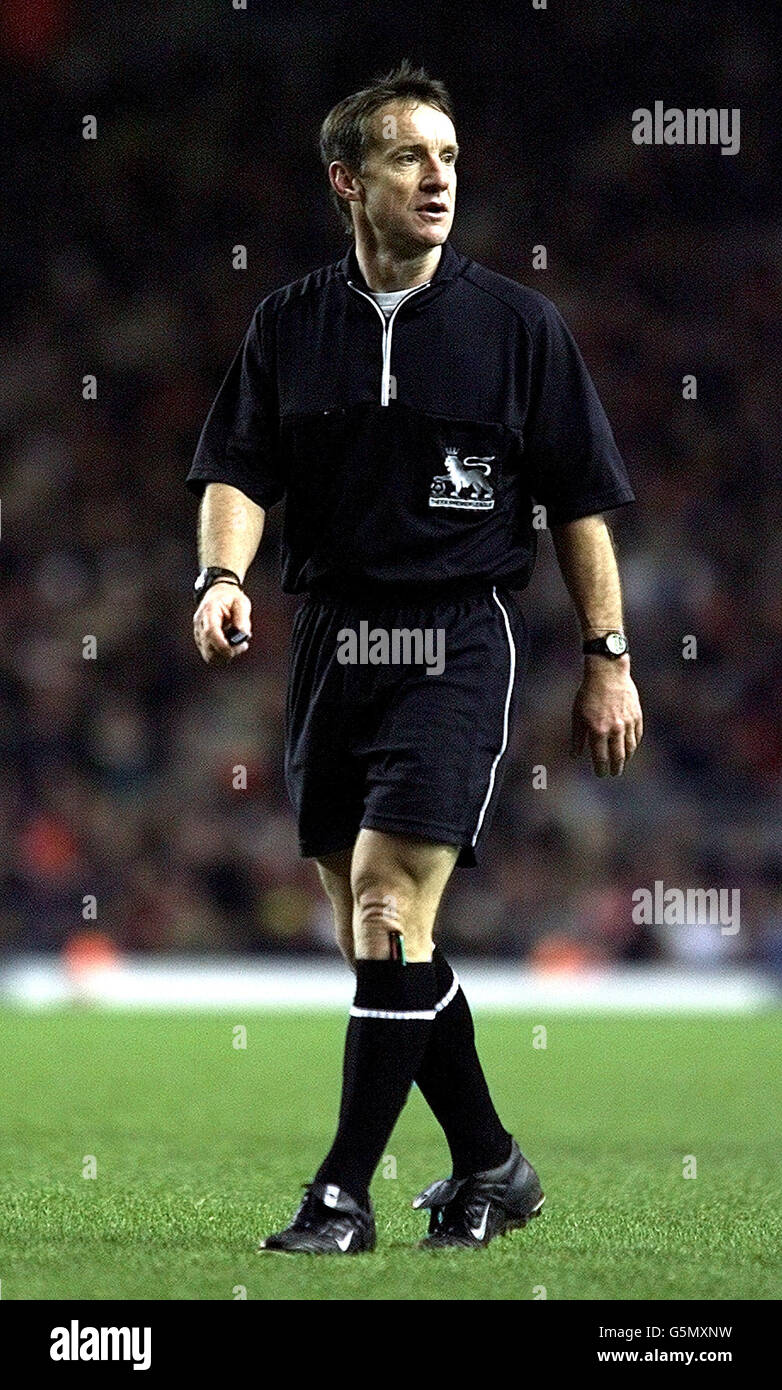 Referee Clive Wilkies in the game between Liverpool v Bolton in the F.A ...