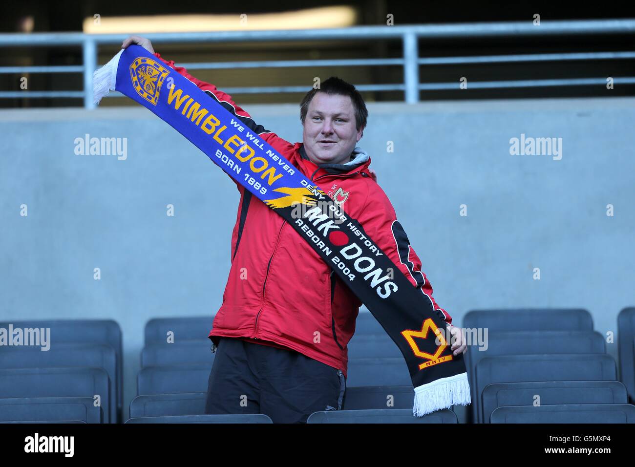Soccer - FA Cup - Second Round - Milton Keynes Dons v AFC Wimbledon ...