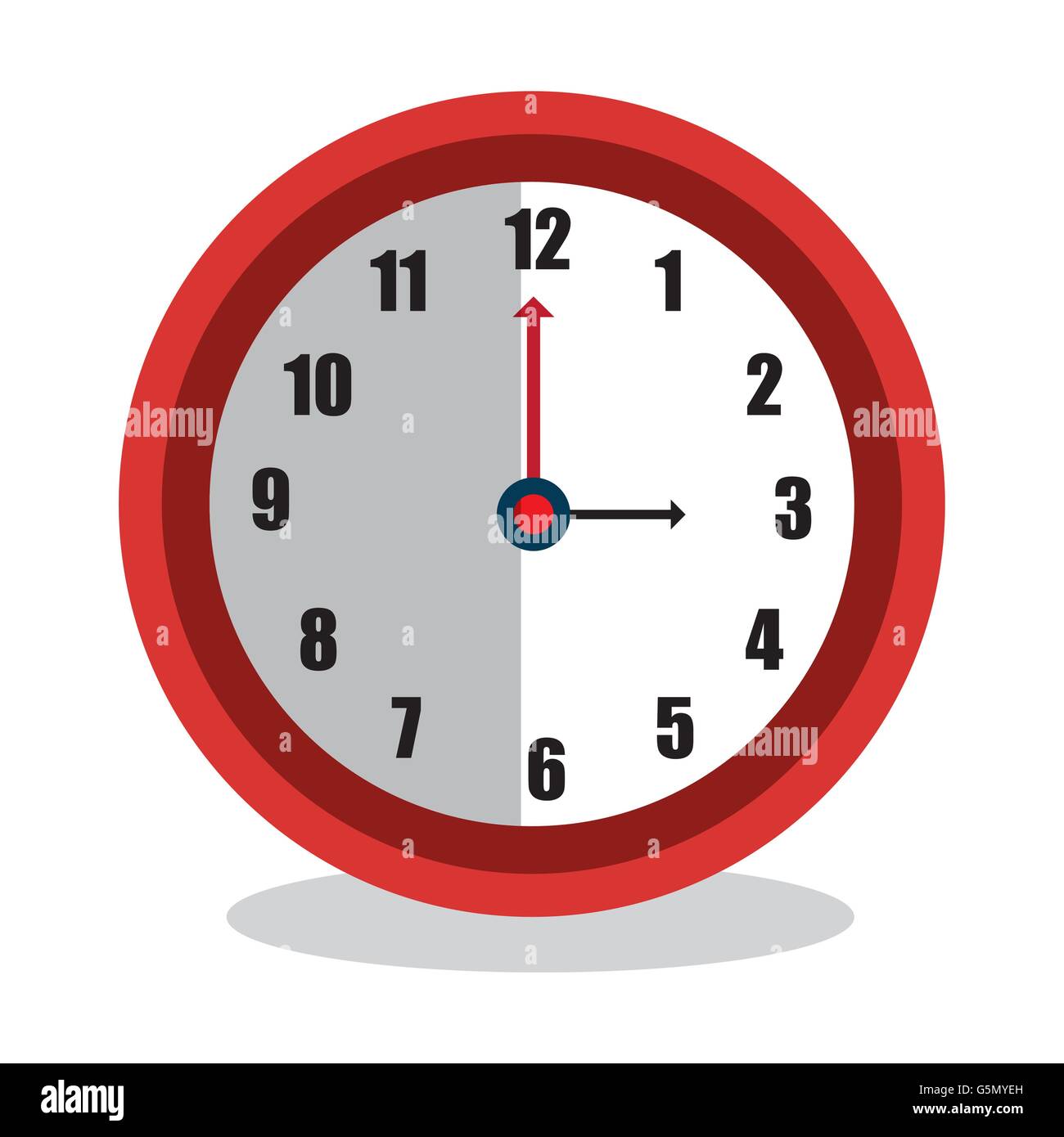 time clock design Stock Vector Image & Art - Alamy