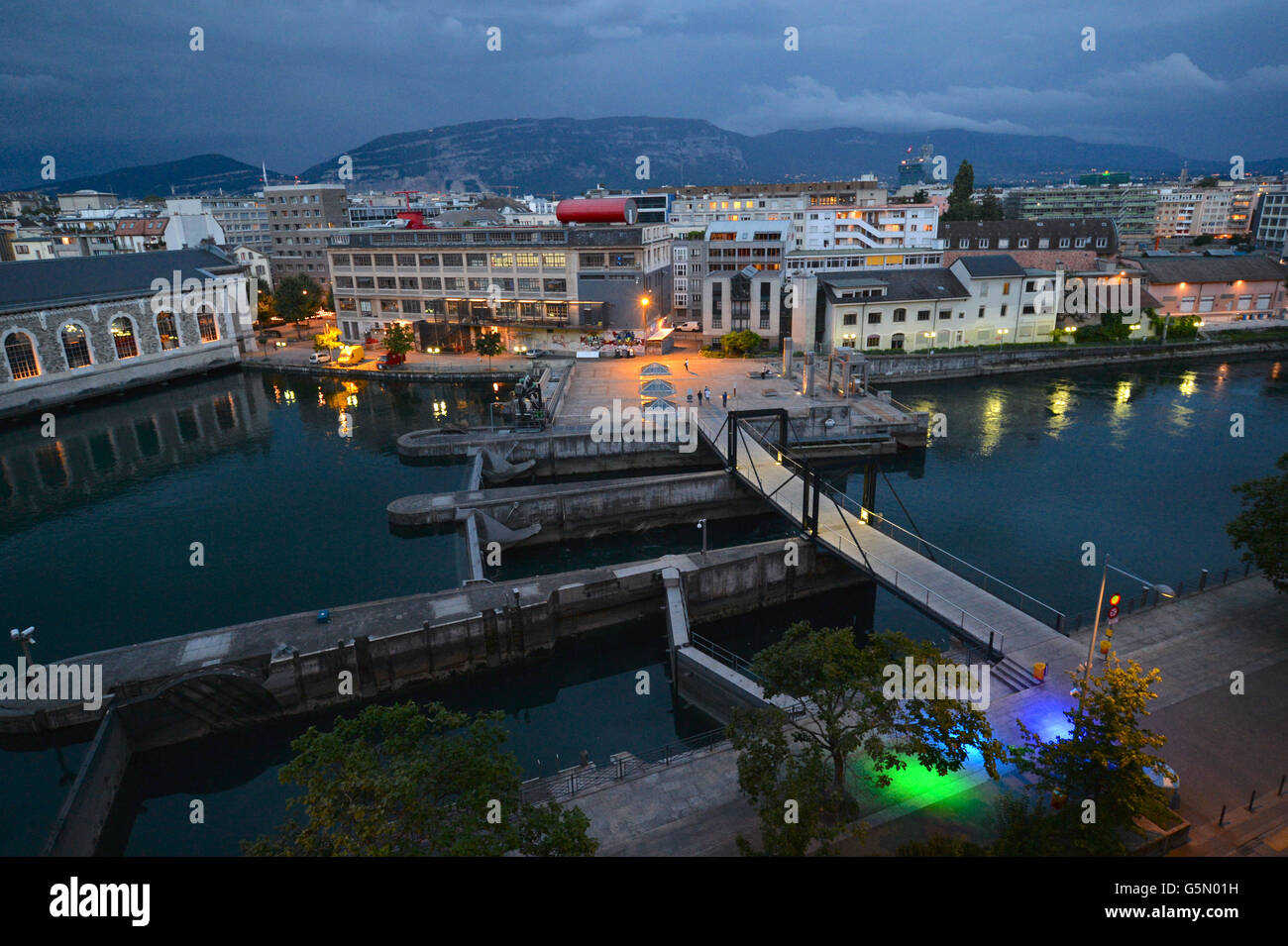 Geneva landscape hi-res stock photography and images - Alamy
