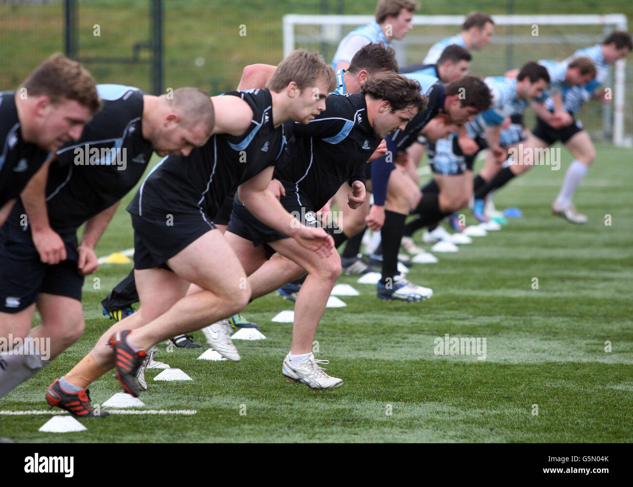 Rugby Union - Glasgow Warriors Photocall - Scotstoun Stadium Stock ...