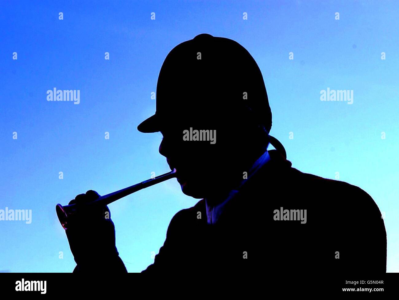 Master of the Hunt of the Bicester and Waddon Chase Stock Photo - Alamy