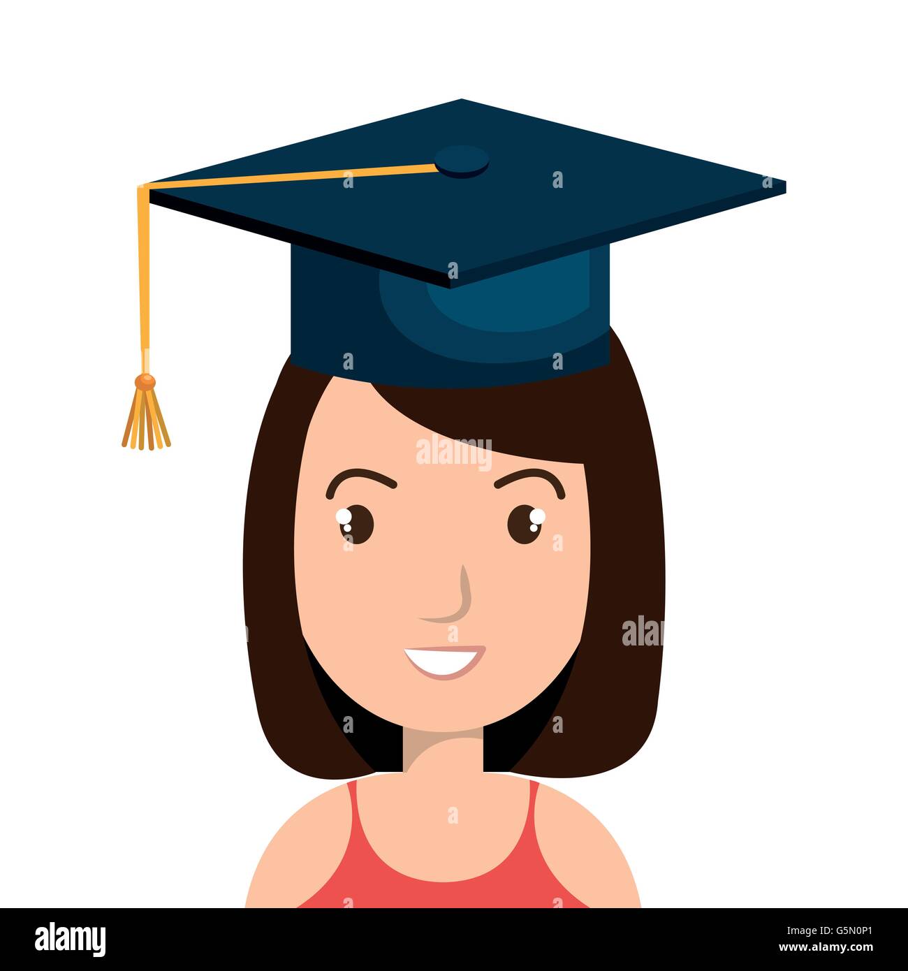 happy person graduating design Stock Vector Image & Art - Alamy