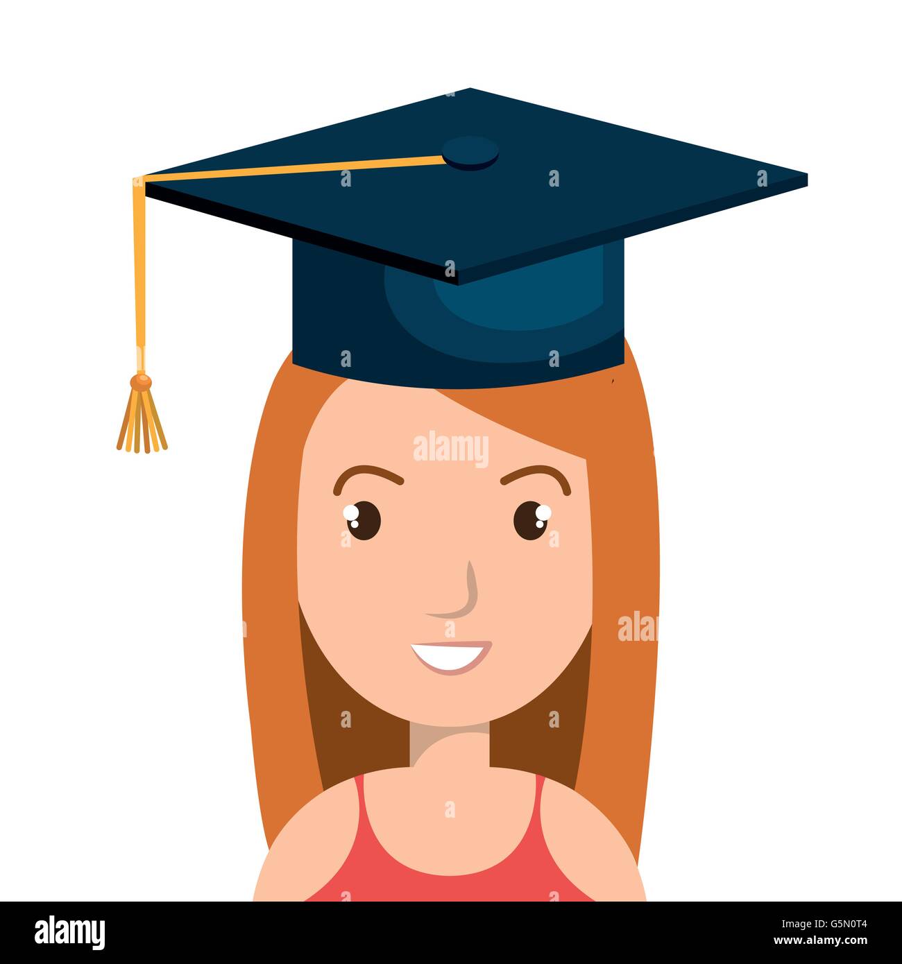 happy person graduating design Stock Vector Image & Art - Alamy
