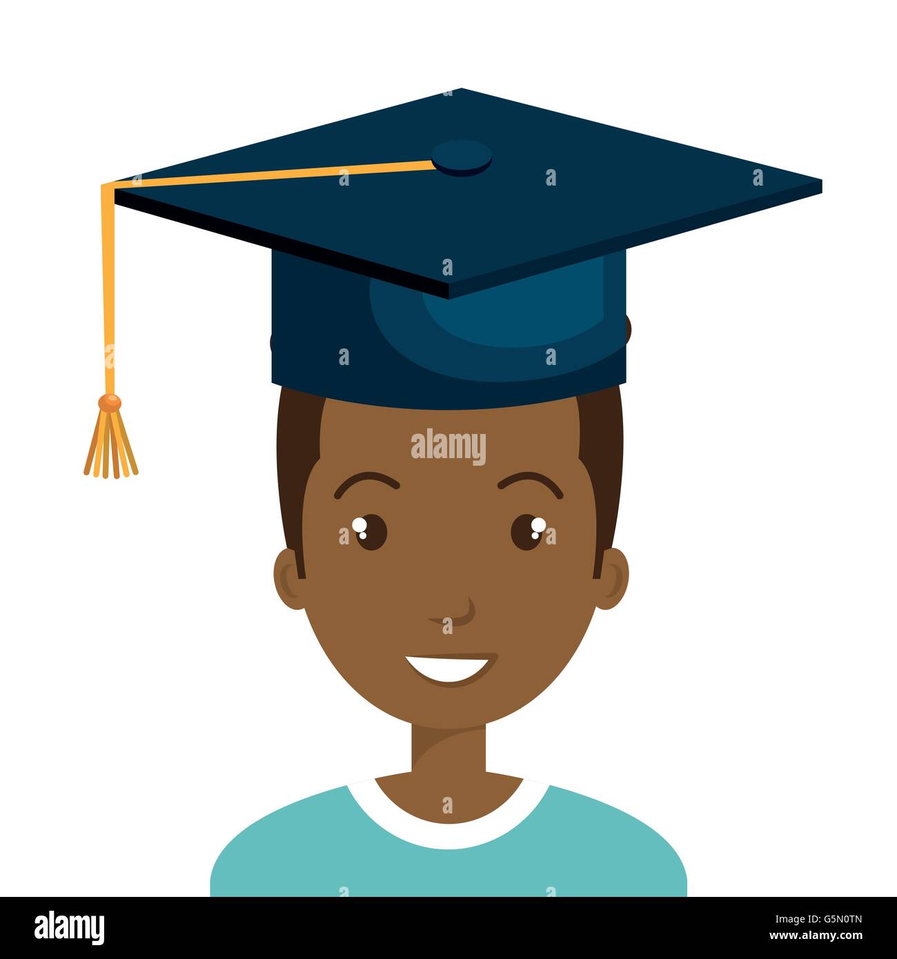 happy person graduating design Stock Vector Image & Art - Alamy
