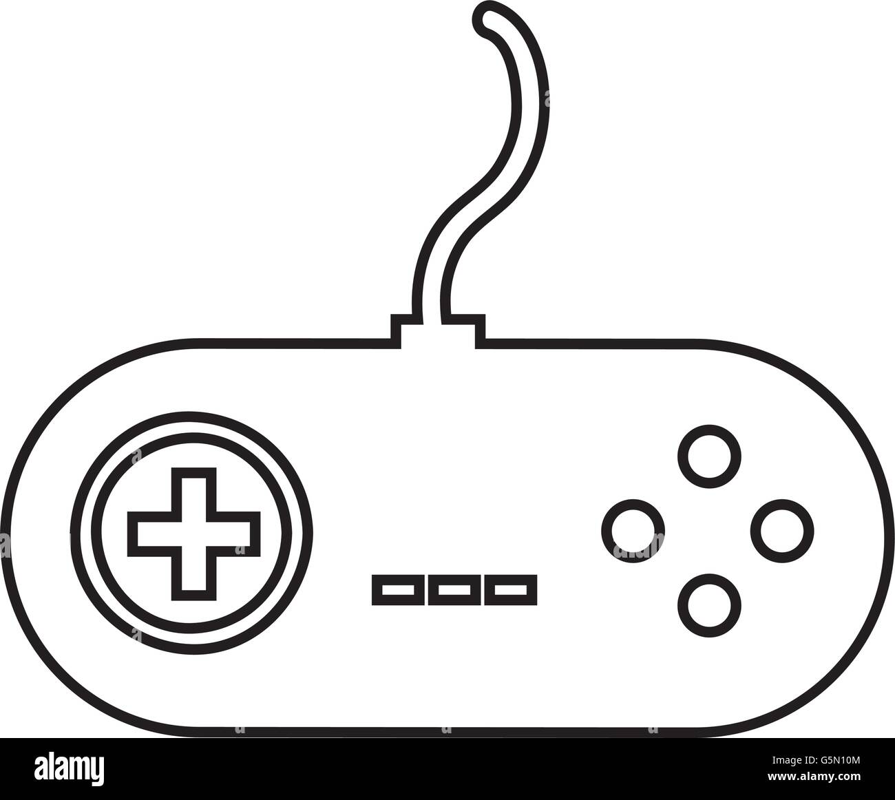 Control video game isolated icon design Stock Vector Image & Art - Alamy