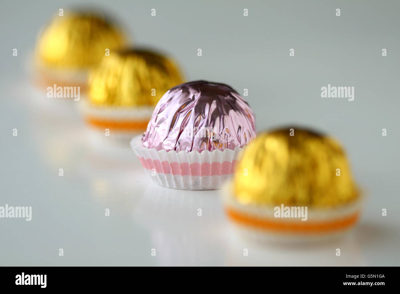 Wrapped chocolates isolated hi-res stock photography and images - Alamy