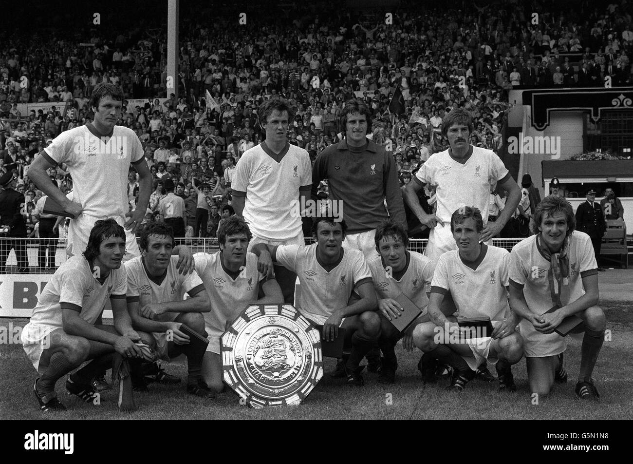 Liverpool win Black and White Stock Photos & Images - Alamy