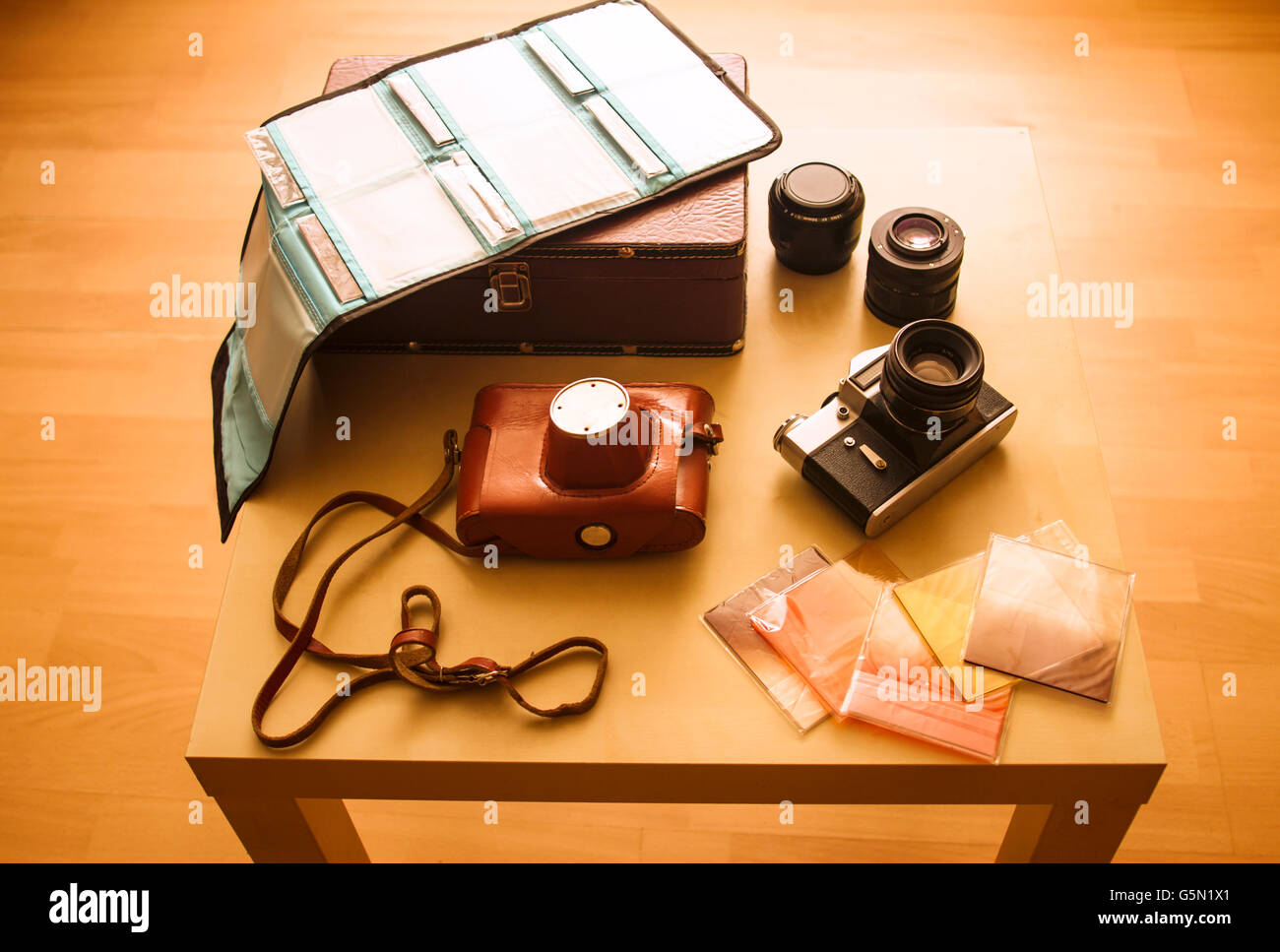 Film table hi-res stock photography and images - Alamy