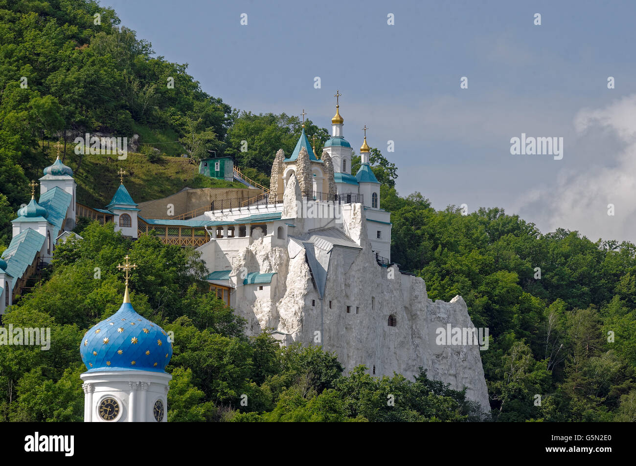 Svyatogorsk Holy Assumption Monastery was founded in XV century ...
