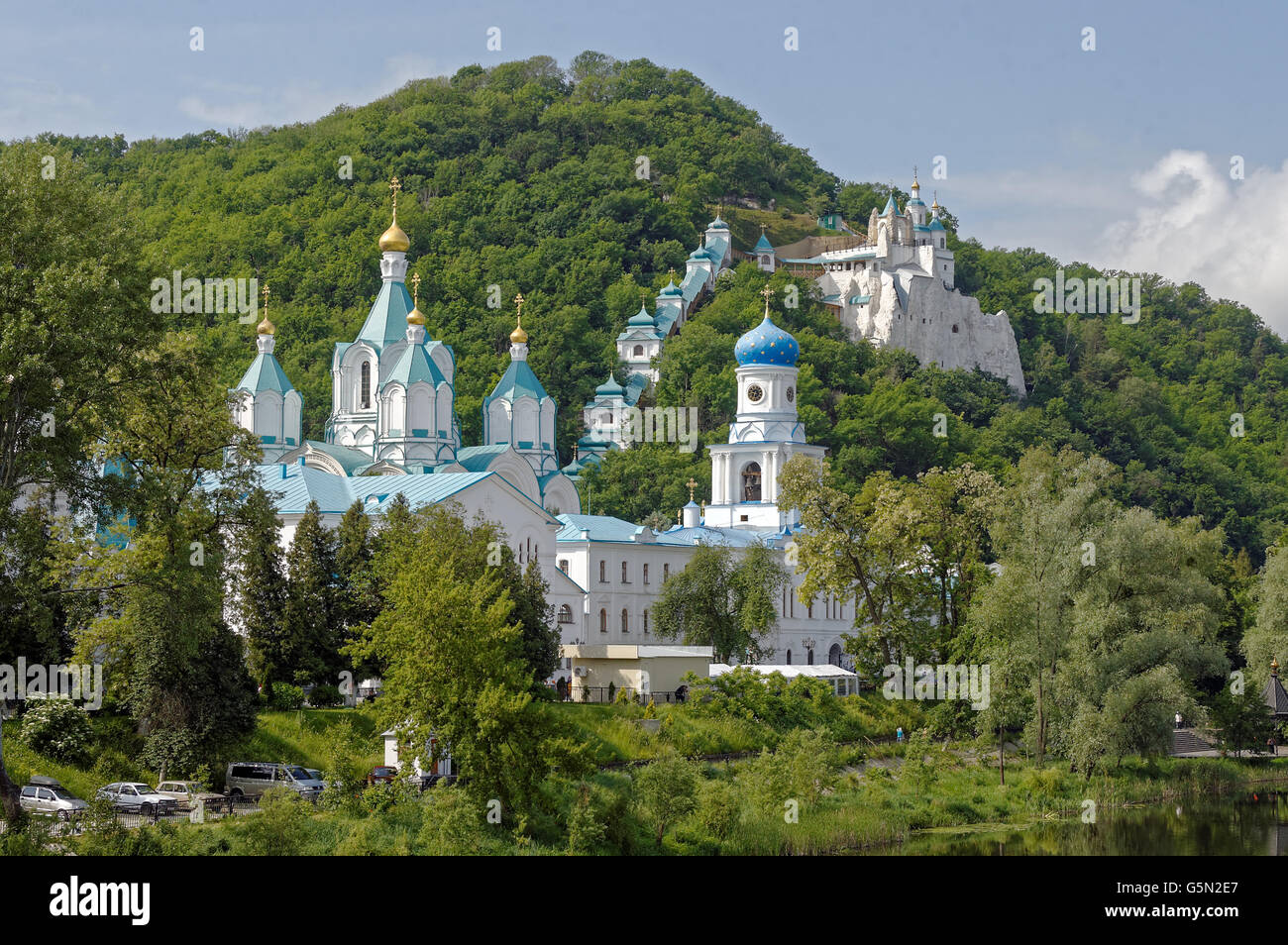 Svyatogorsk Holy Assumption Monastery was founded in XV century ...
