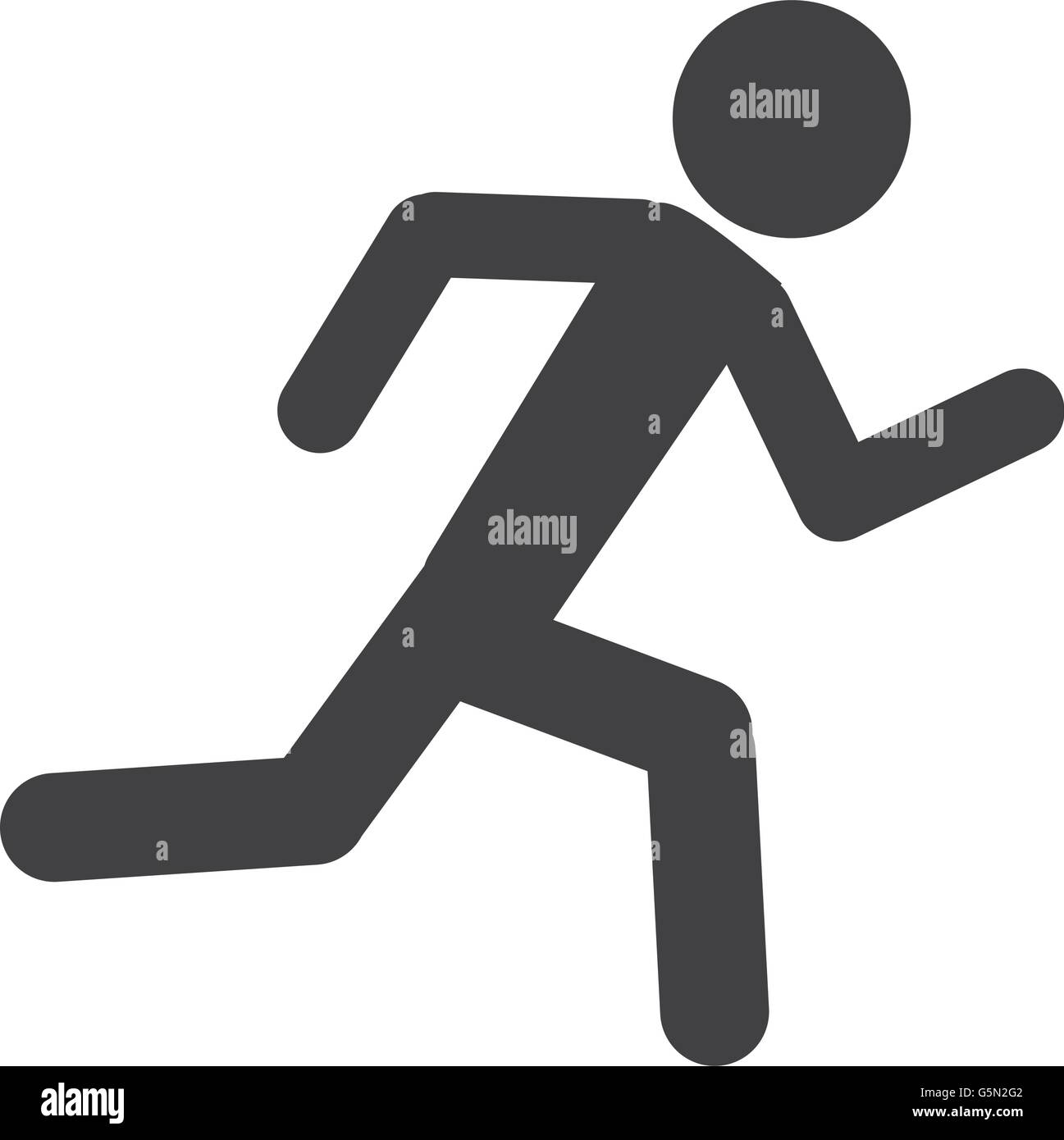person running silhouette Stock Vector Image & Art - Alamy