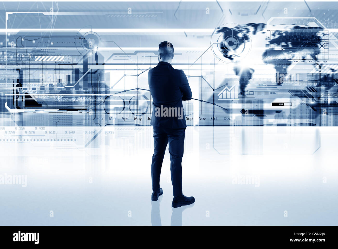 Futuristic touch display hi-res stock photography and images - Alamy