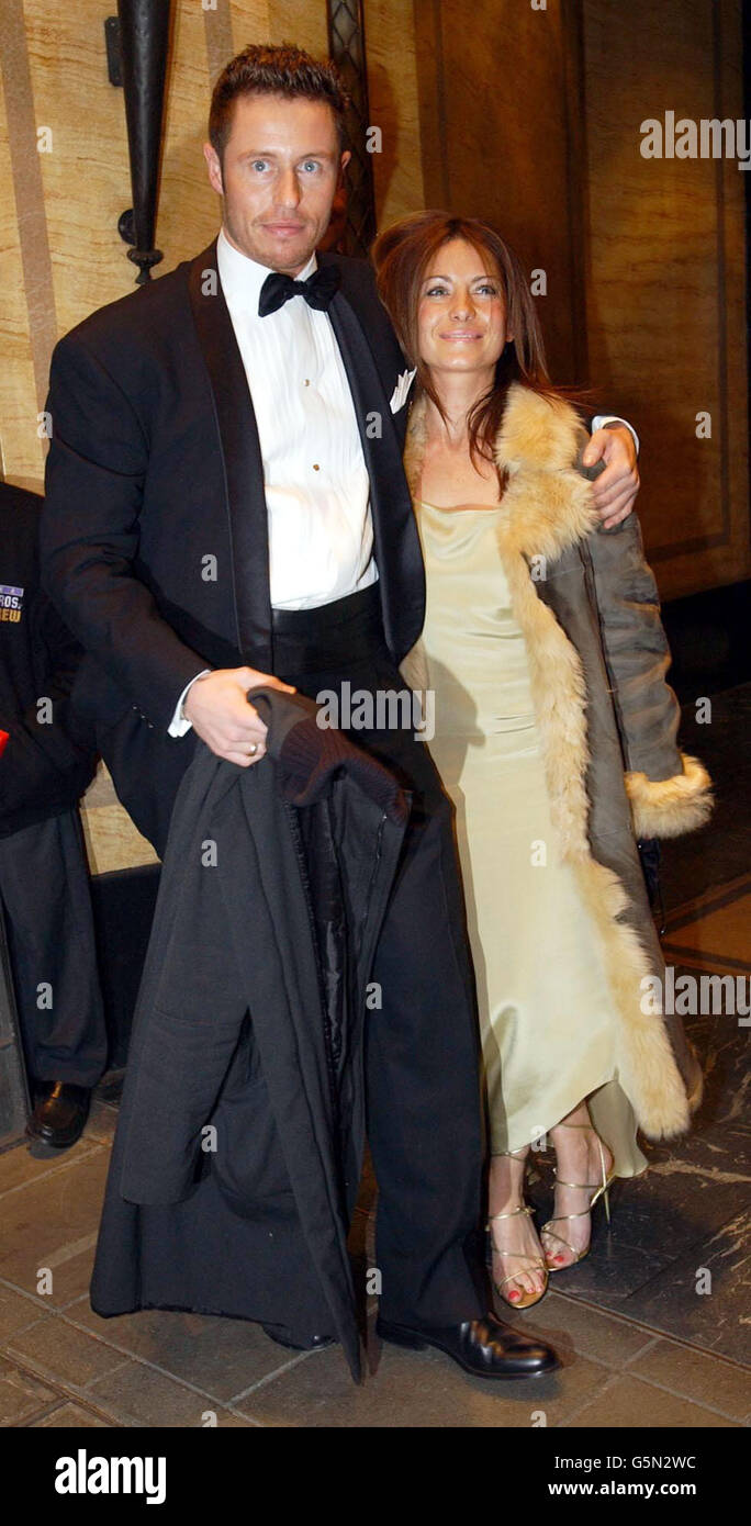 Big Brother contestant Josh Rafter with TV presenter Claudia Winkleman ...