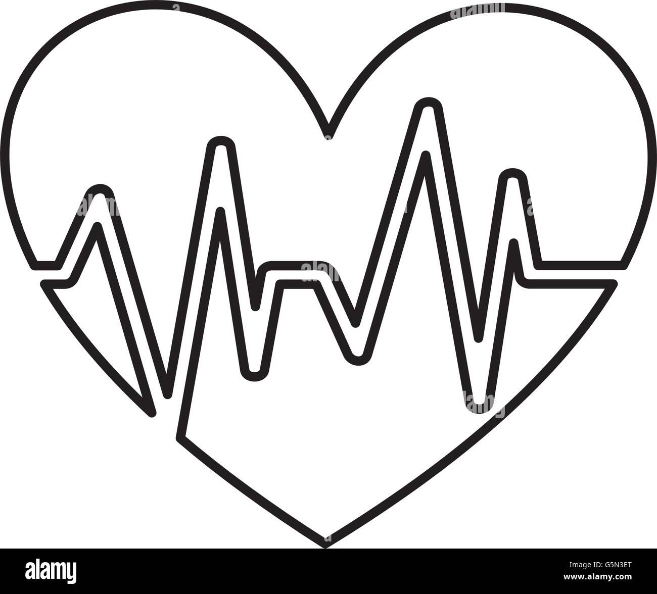 Healthy heart symbol isolated icon design Stock Vector Image & Art - Alamy