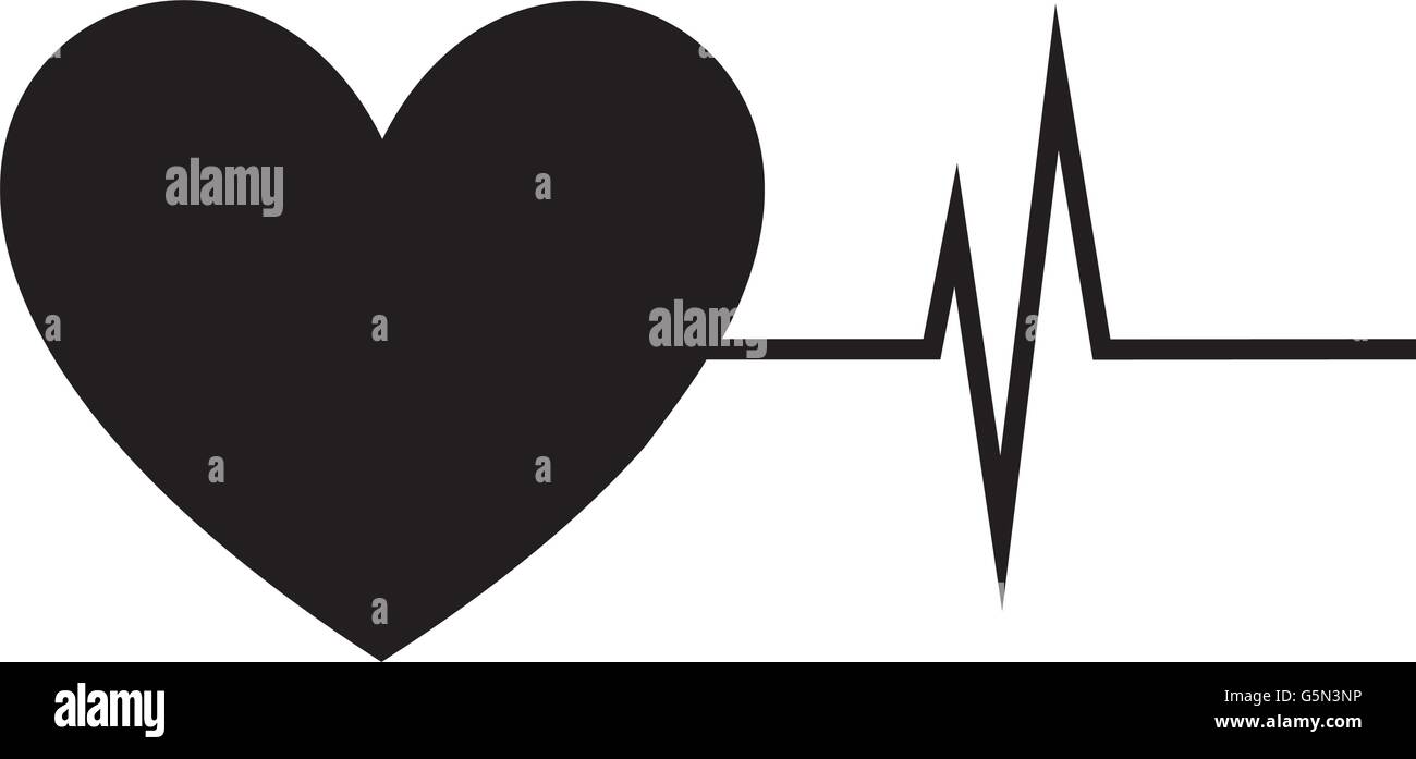Healthy heart symbol isolated icon design Stock Vector Image & Art - Alamy