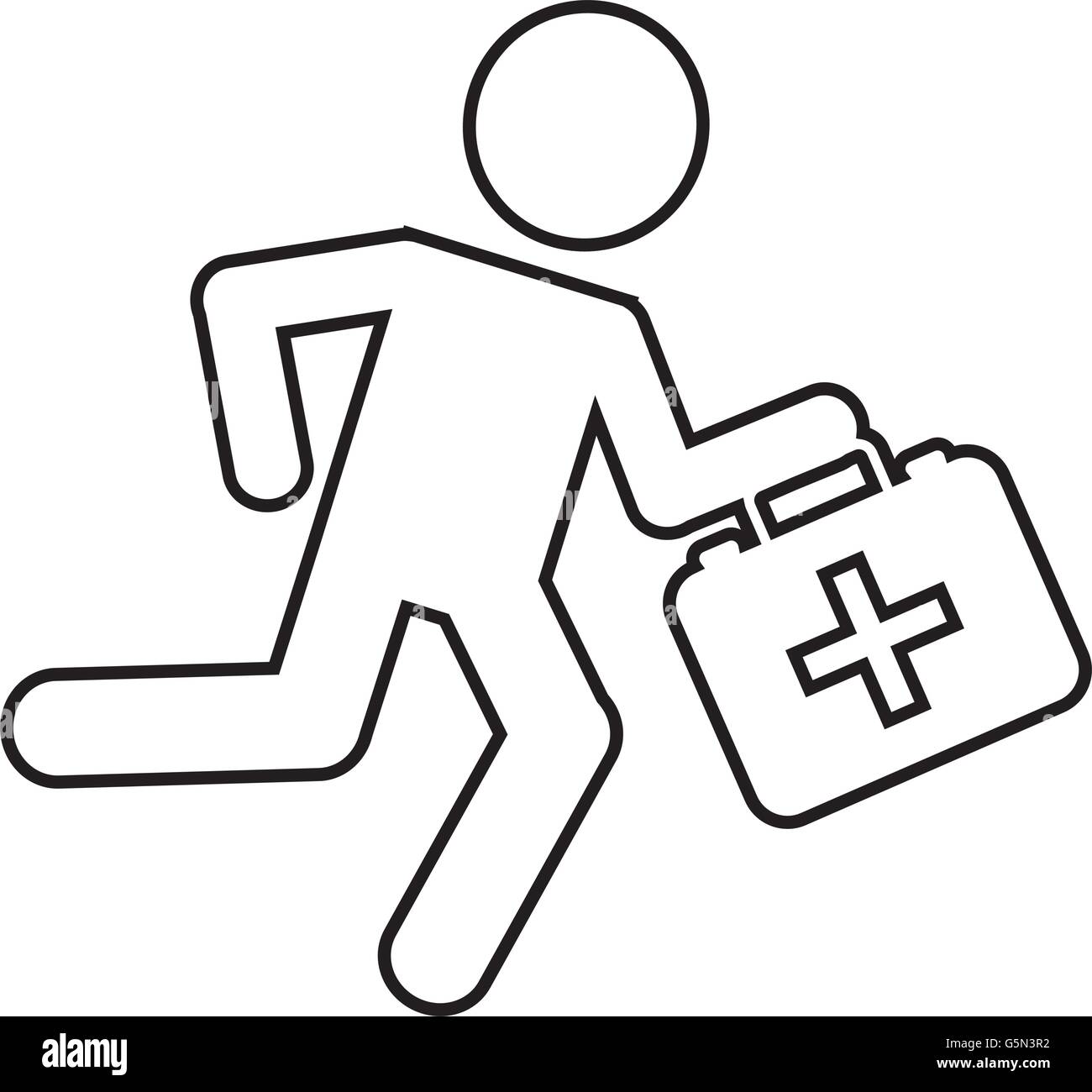 Paramedic running Stock Vector Images - Alamy