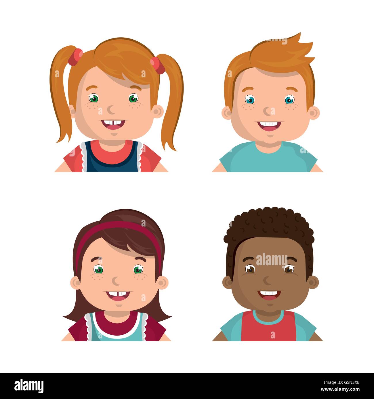 happy kids design Stock Vector Image & Art - Alamy