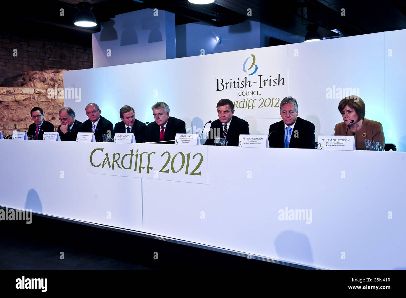 Peter harwood chief minister guernsey government hi-res stock ...