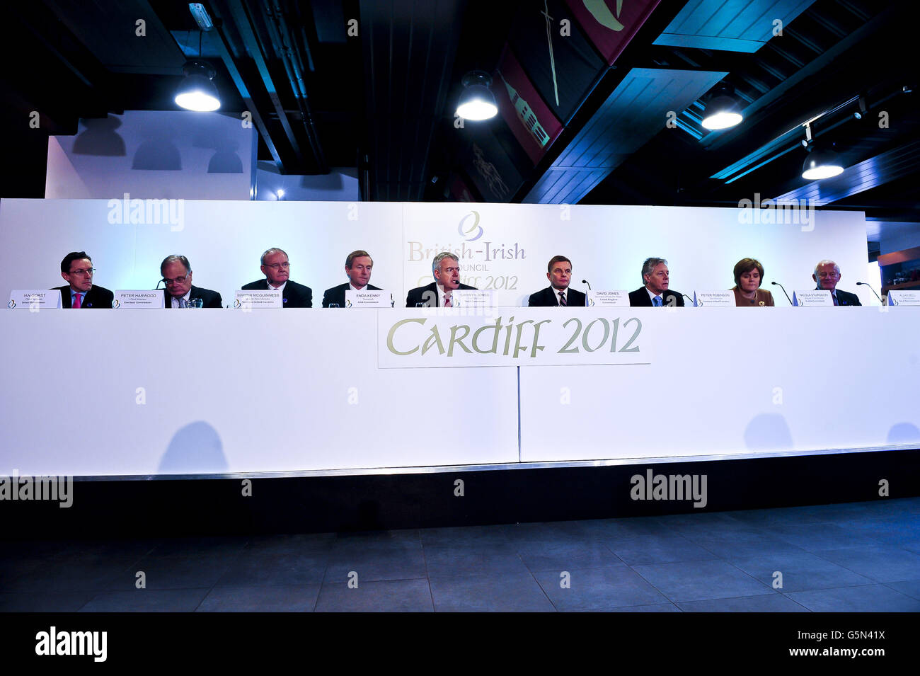 Peter harwood chief minister guernsey government hi-res stock ...