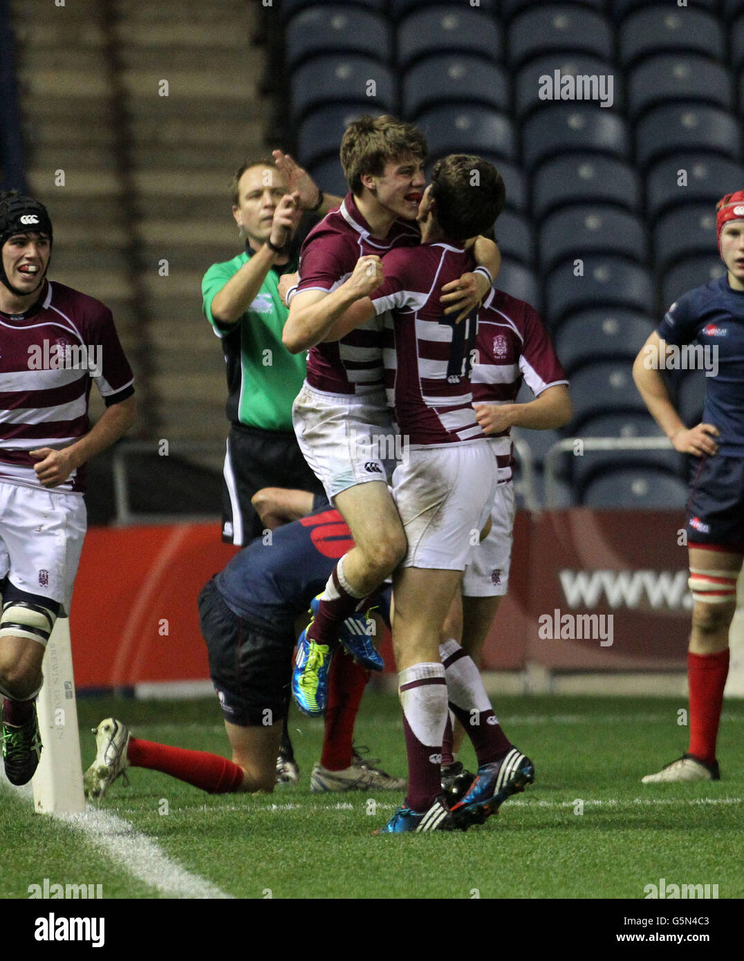Rugby Union - Brewin Dolphin Under 18's Cup Final - George Watson's ...