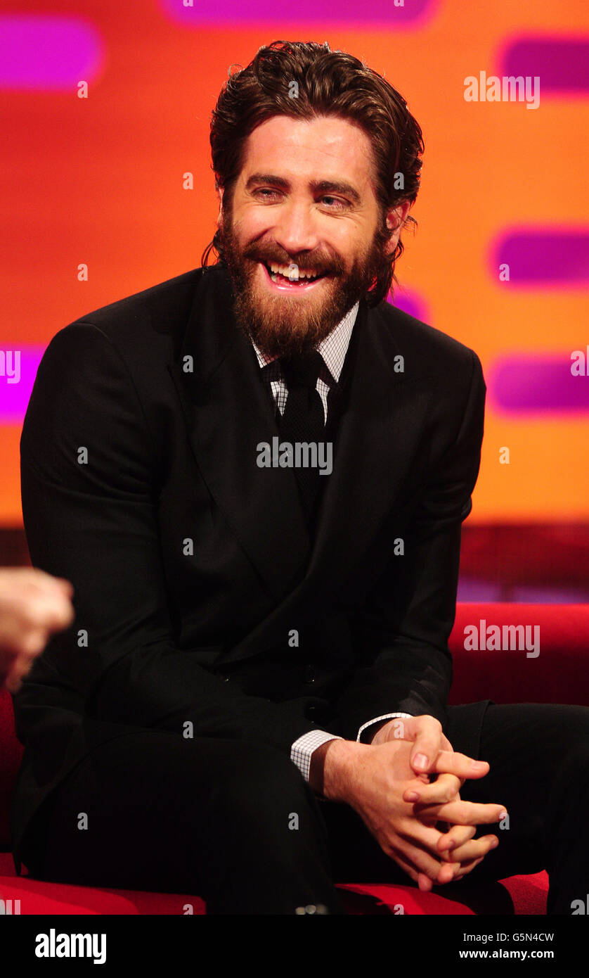 Jake Gyllenhaal during the filming of the Graham Norton Show at The ...