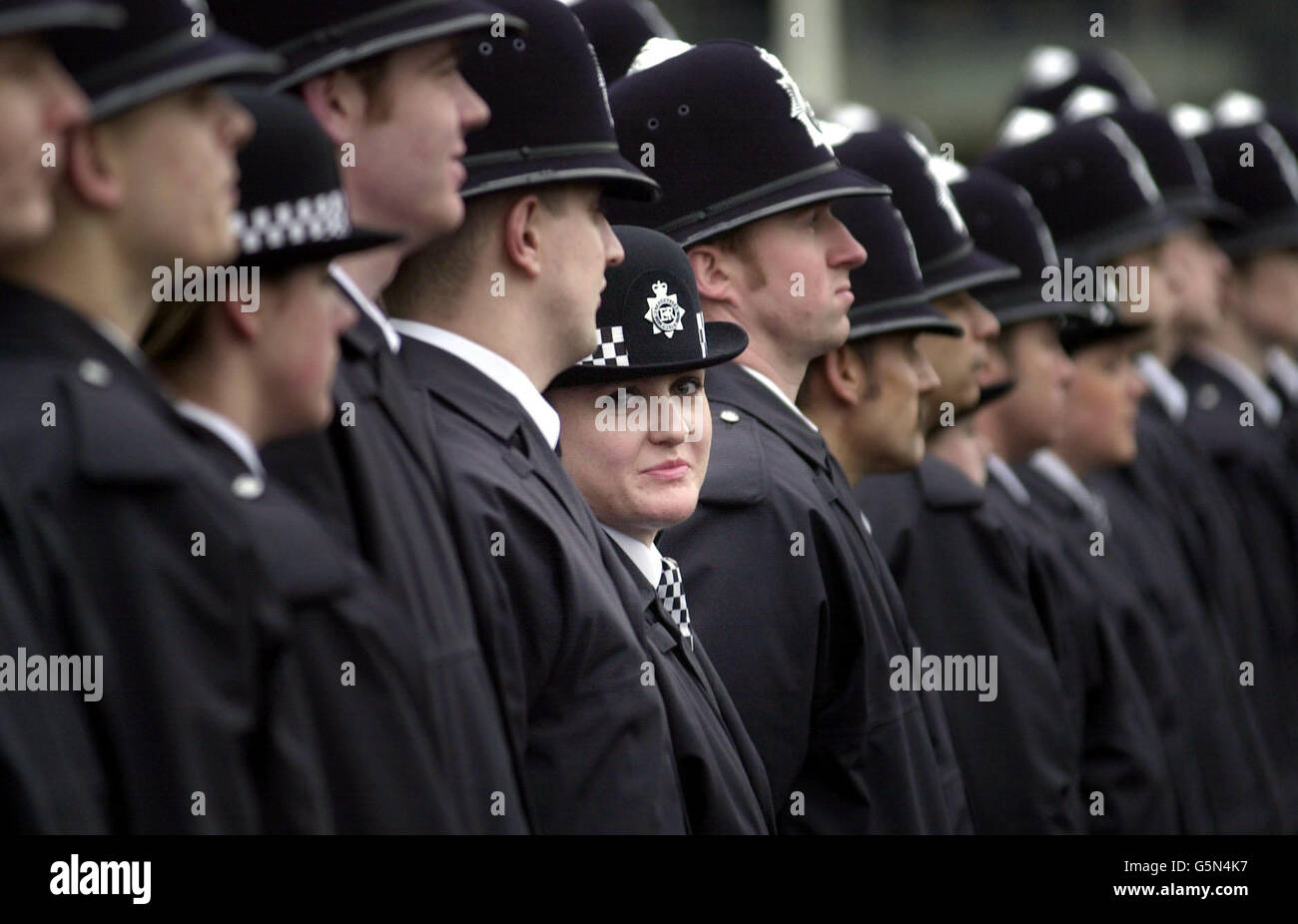 New Police Recruits - London Stock Photo - Alamy