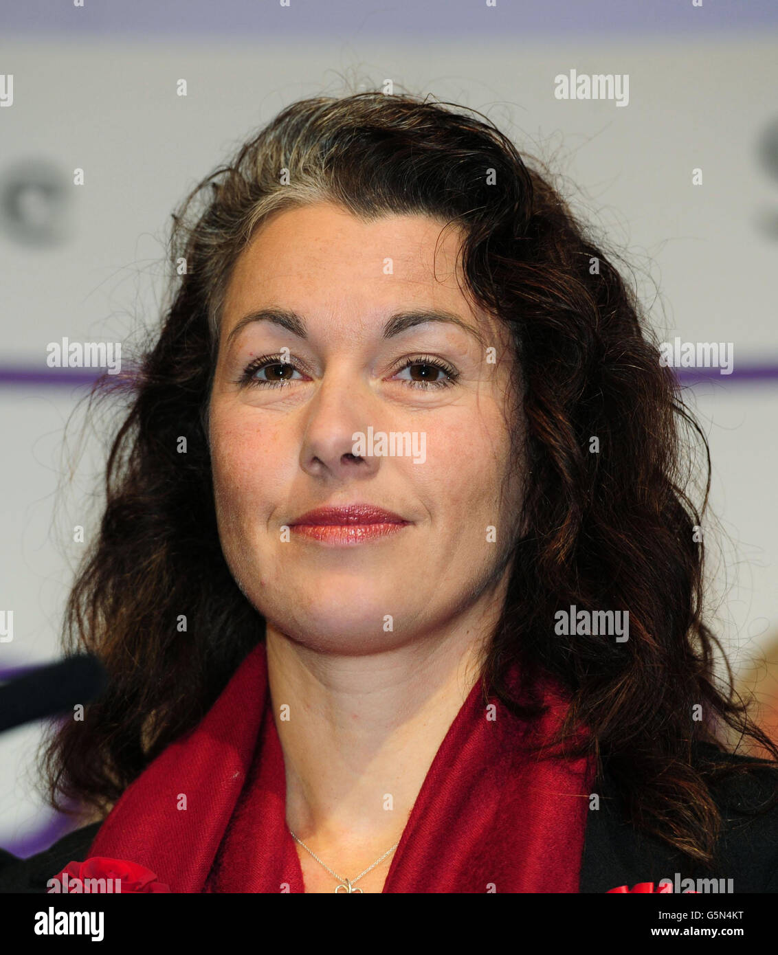 Labour candidate Sarah Champion celebrates her victory in the Rotherham ...
