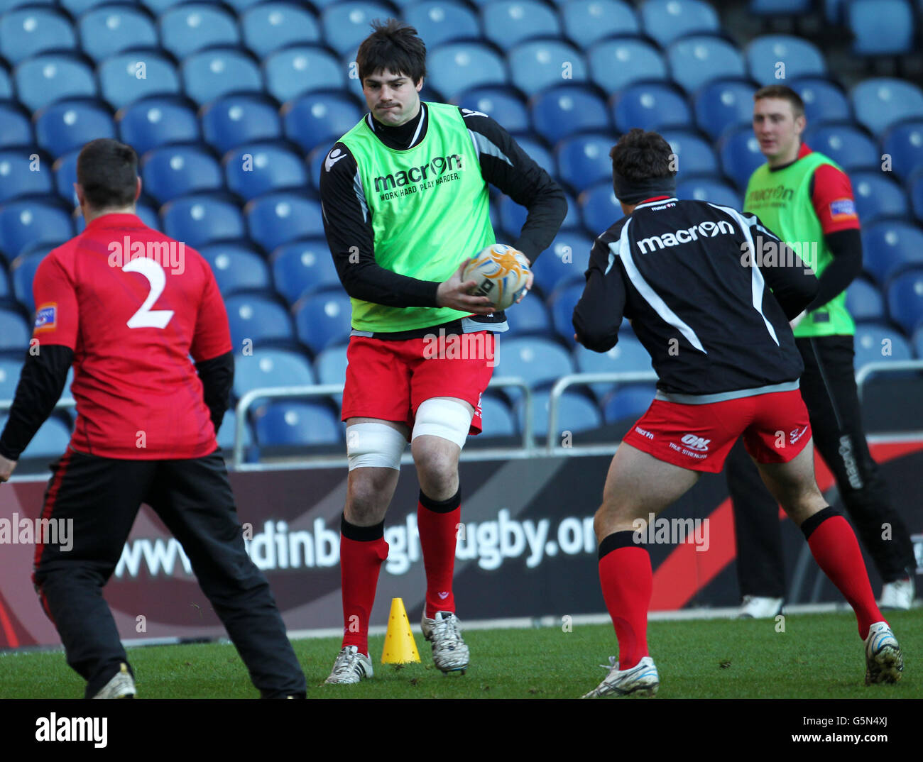 Rugby Union - Edinburgh Rugby Team Announcement - Murrayfield Stock ...
