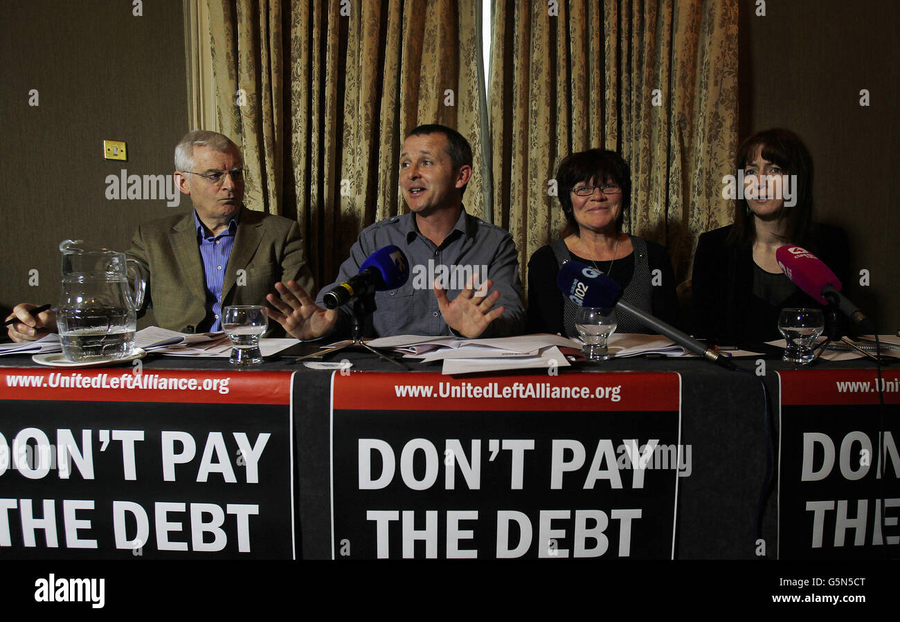 United Left Alliance pre-2013 Budget submission Stock Photo - Alamy