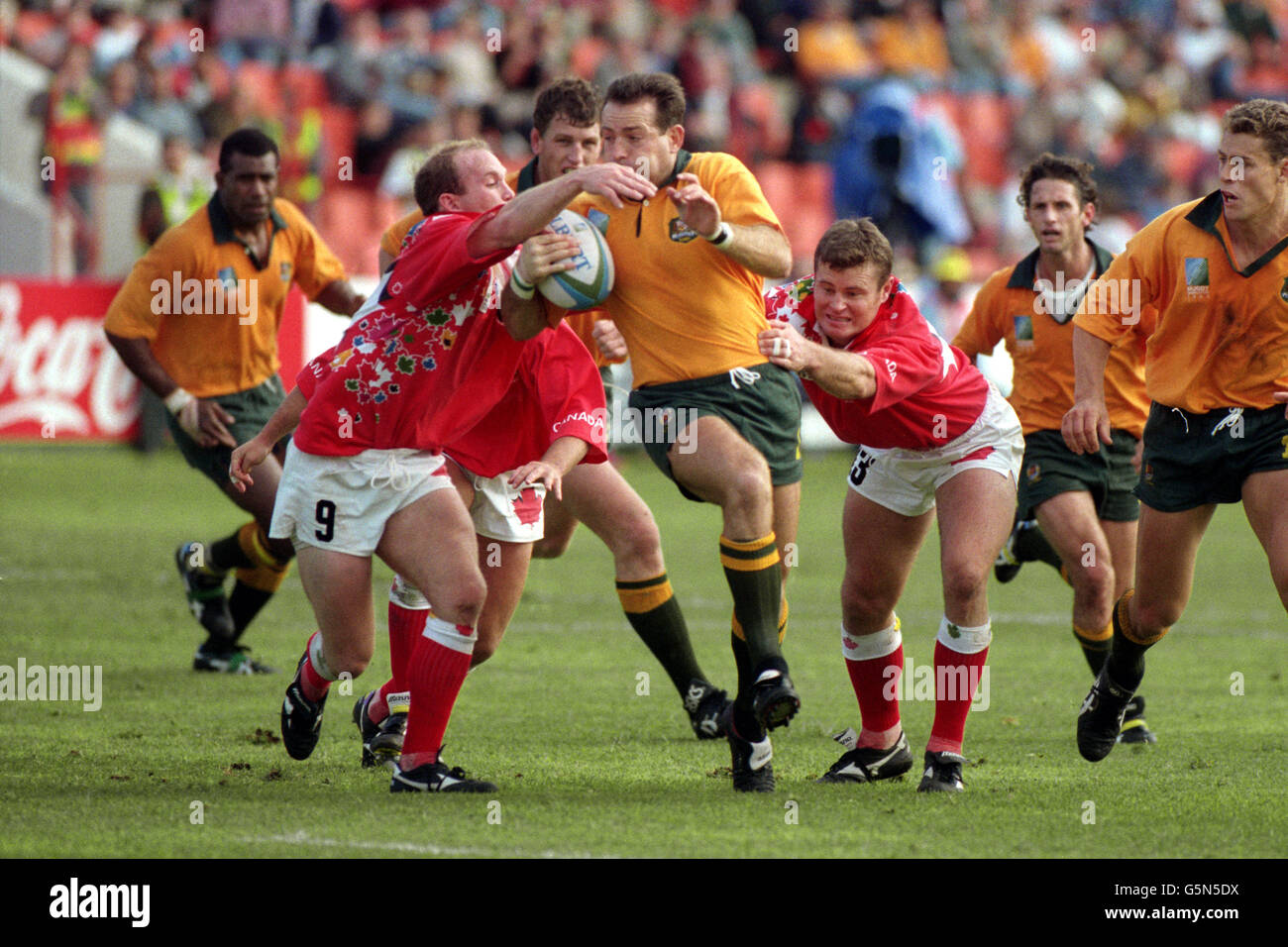 Rugby Union - Rugby World Cup 1995 - Australia v Canada Stock Photo - Alamy