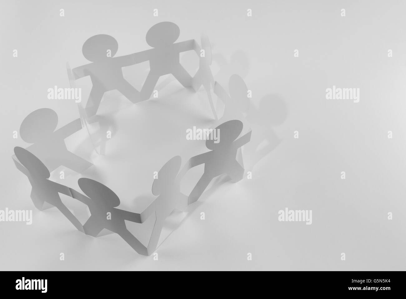 People cooperate Black and White Stock Photos & Images - Alamy