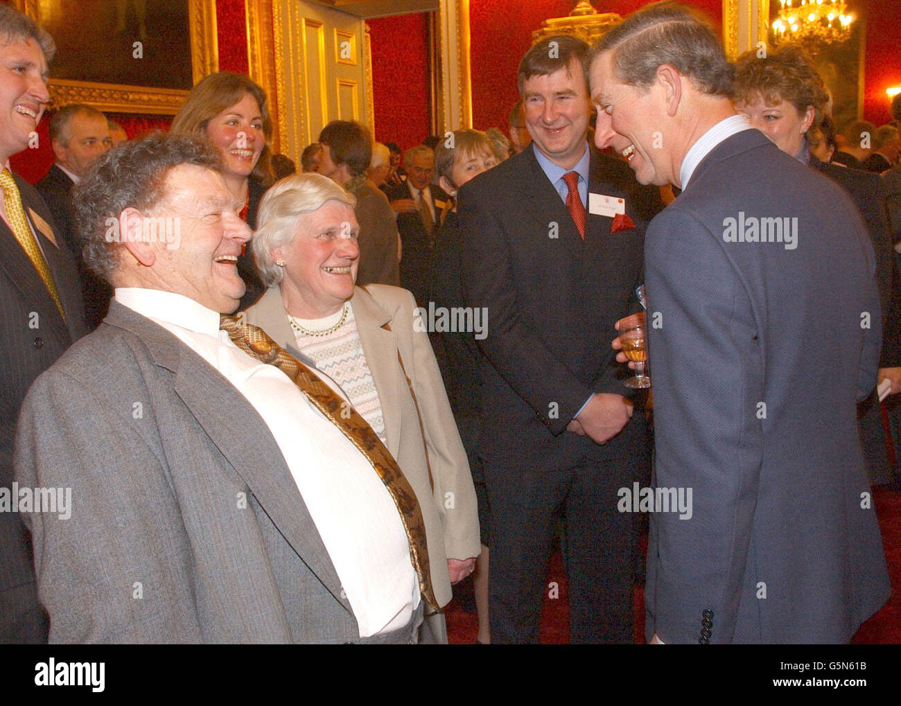 The Prince of Wales meets, George and Esther Griffiths, from ...